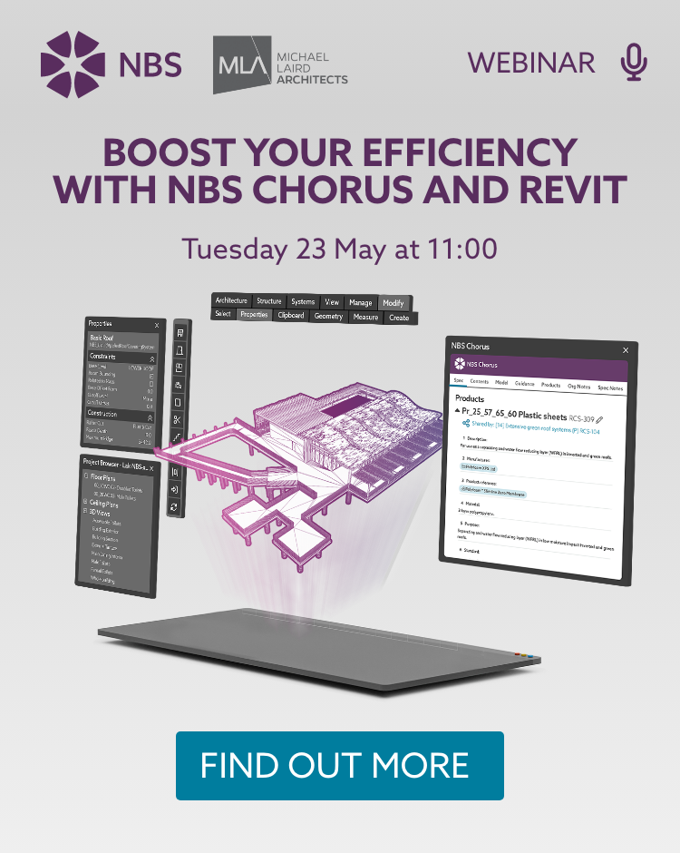 Boost your efficiency with NBS Chorus and Revit | NBS