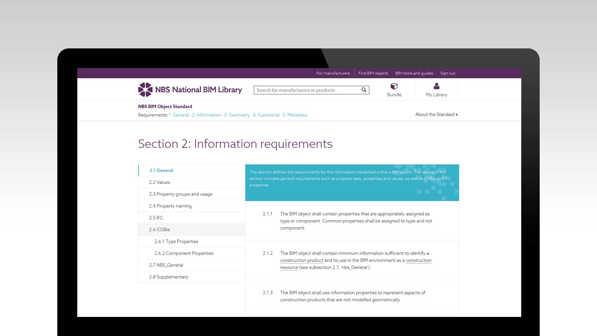 Exploring the NBS BIM Object Standard - Information Requirements | NBS