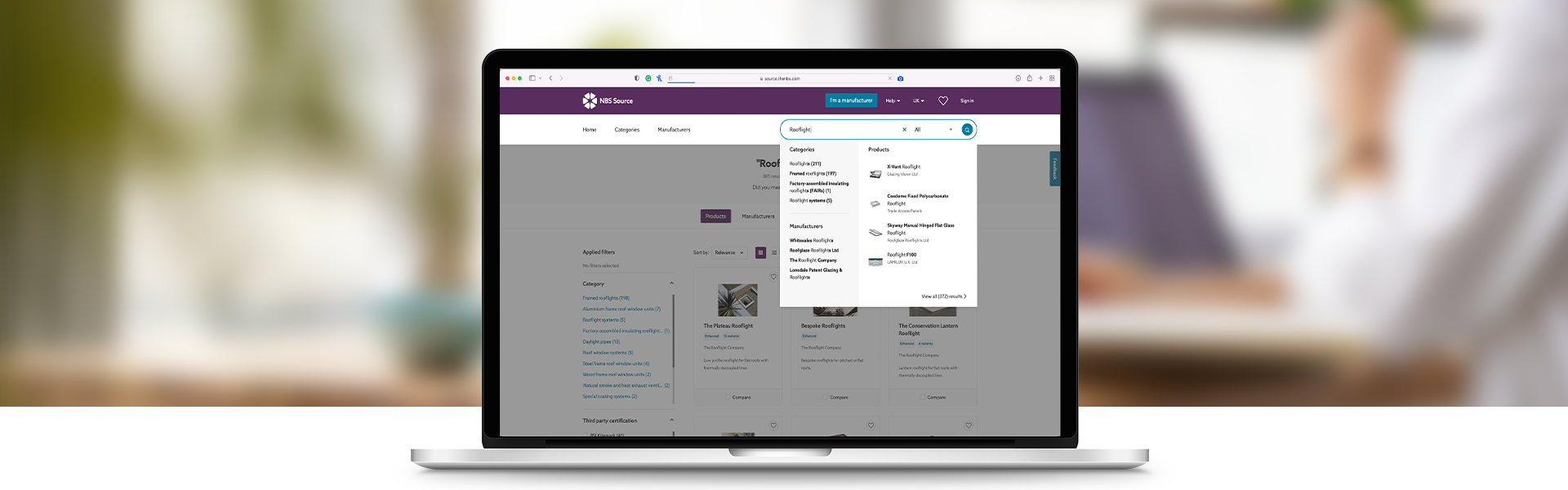 NBS Source and Uniclass | NBS